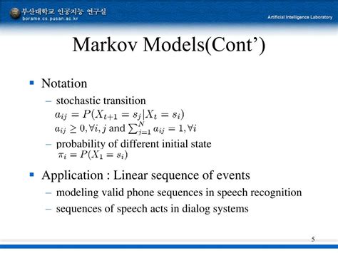 Ppt Foundations Of Statistical Nlp Chapter 9 Markov Models Powerpoint Presentation Id5588588
