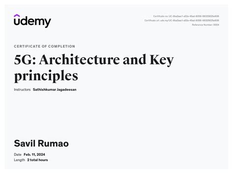 Udemy Course On 5g Architecture And Key Principles Savil Rumao Posted On The Topic Linkedin