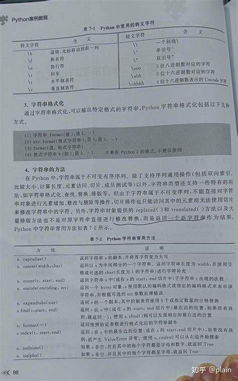 Python总结第八章 字符串与正则表达式 知乎