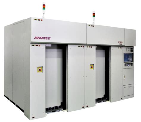 advantest s new h5620 tester performs both burn in and memory cell