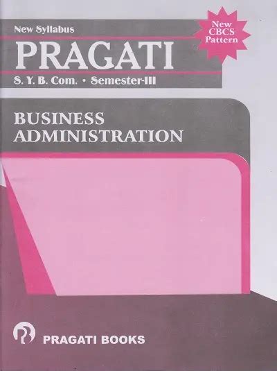 nirali business administration sy bcom sem 3 for 2024 exam