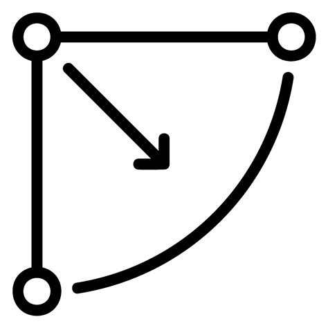 Radius Line Icon 27580723 Vector Art At Vecteezy