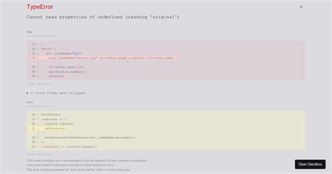 React Testing Tv Show Codesandbox