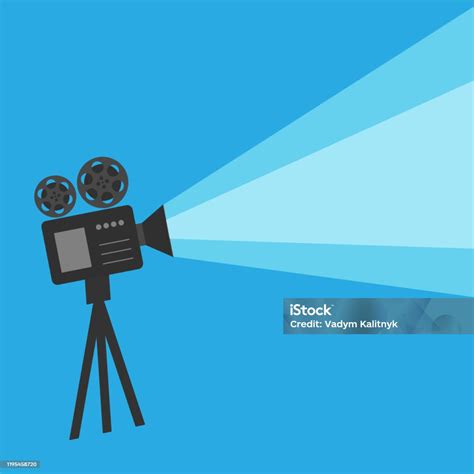 영화 시간 포스터 빈티지 영화 필름 프로젝터 홈 영화관 및 복고풍 카메라 벡터 일러스트레이션 영화 시간 포스터 빈티지 영화 필름 프로젝터 홈 Theatrical