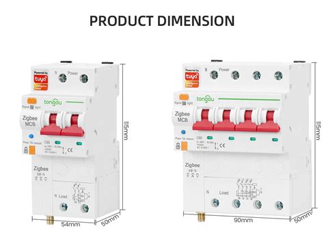 Tongou Rcbo Zigbee Smart Energy Meter Metering Monitoring Circuit Breaker Timer Relay With