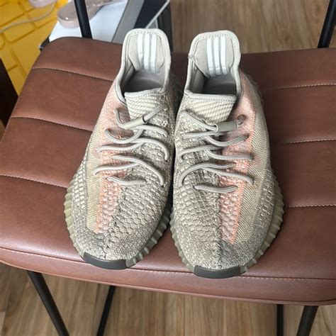 Adidas Shoes Adidas Yeezy Boost 35 V2 Beige And Orange Sneakers