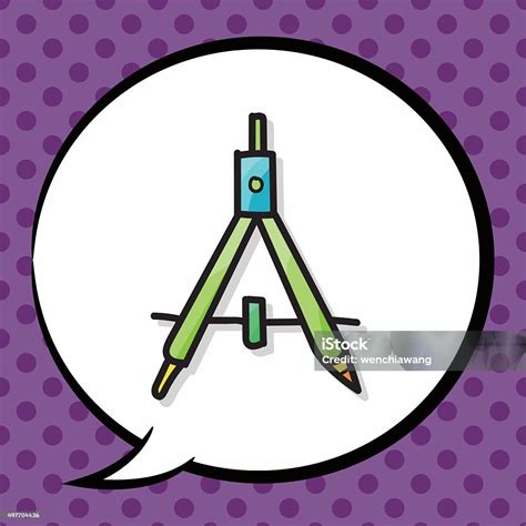 Compasses 백색과 낙서 말풍선을 2015년에 대한 스톡 벡터 아트 및 기타 이미지 2015년 교육 그리기 Istock