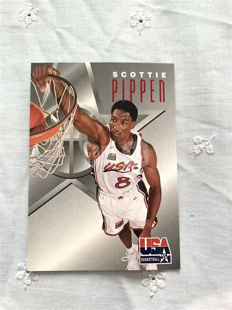 1996 Skybox Dominion Scottie Pippen 斯科蒂 皮蓬 老卡 特卡 老特 Usa 美国球衣 收藏必备 硕士 卡淘