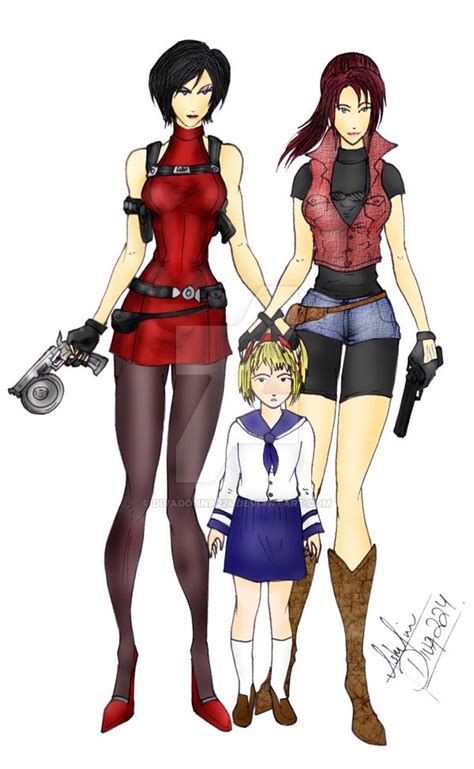 Ada Claire And Sherry By Divadonna Resident Evil Anime Resident Evil Resident Evil Franchise