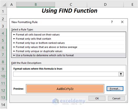 Conditional Formatting For Partial Text Match In Excel 9 Examples