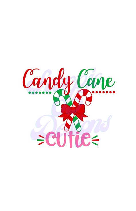 Candy Cane Cutie Dtf Transfers Scorpio 65 Designs