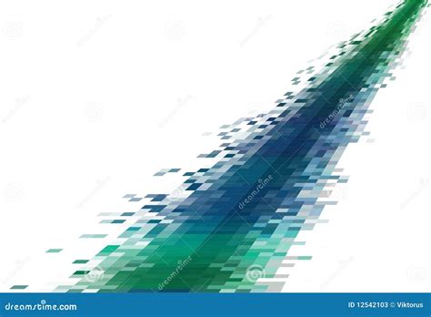 Abstract Data Stream Stock Vector Illustration Of Shape 12542103