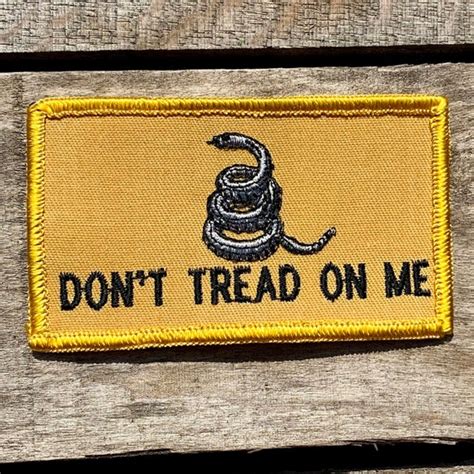Don T Tread On Me Flag Patch Etsy