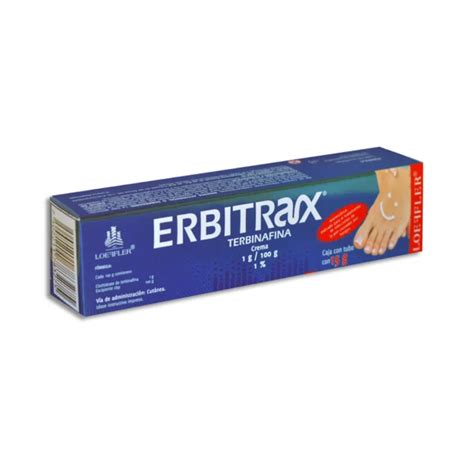 Erbitrax Terbinafina Crema 1 Caja Con Tubo Con 15 G Farmacia Sanorim