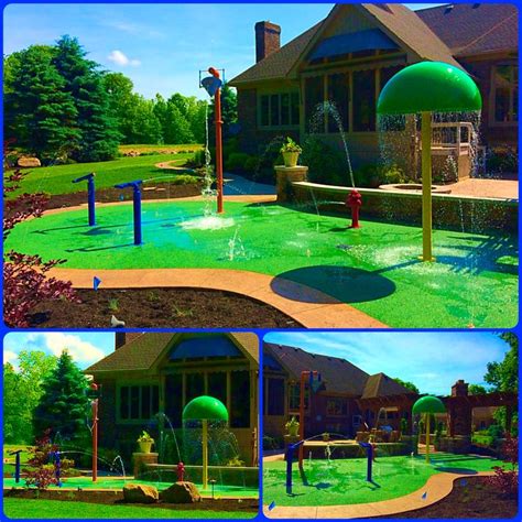 Water Play Splash Pad Spray Park Safety Surface Home Splash Pad