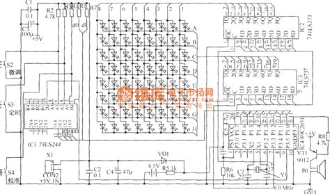 Led Flowing Display Electronic Clock Hardware Circuit Ledandlight
