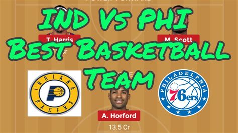 Ind Vs Phi Best Basketball Team Youtube
