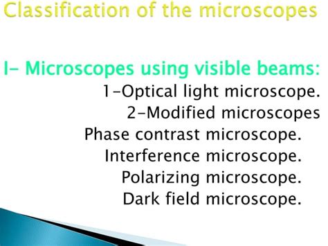 123 Types Of Microscopes And Microtechniques Ppt