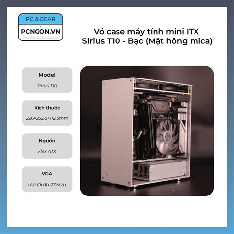 Vỏ case Mini ITX Pcngon