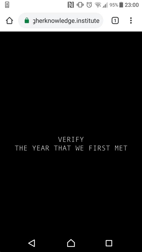 New Email New Verification Code Only Leads To This Any Ideas R Higherknowledge