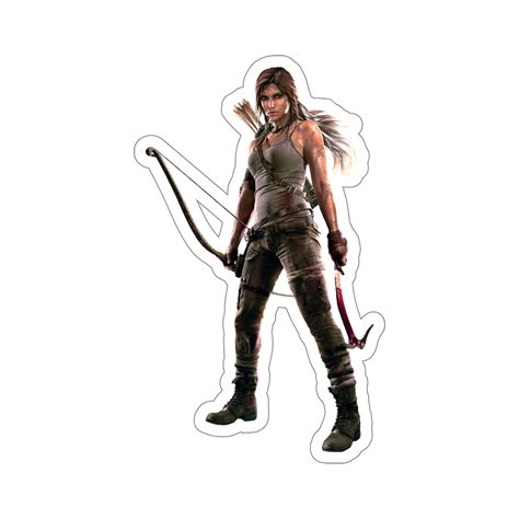 Lara Croft Tomb Raider Kiss Cut Stickers Etsy