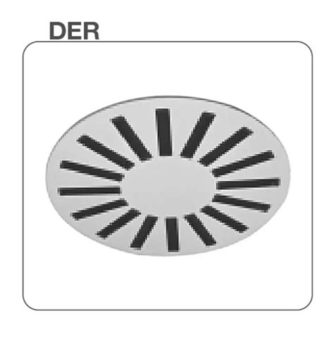 DER Circular Swirl Diffuser Air Technology Products UK