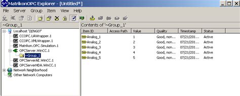 opc to sql hadiscada