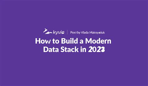 What Is The Modern Data Stack And How To Build 2023