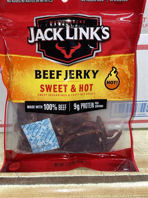 8 Bags Of Sweetandhot Jack Links Beef Jerky Ebay