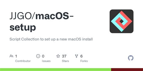 Github Jjgomacos Setup Script Collection To Set Up A New Macos Install