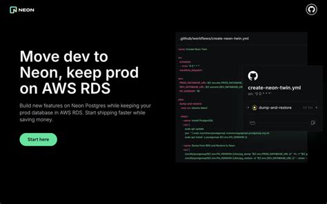 paul scanlon move dev to neon keep prod on aws rds