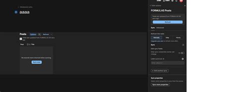 Problem With Packaddsynctable The Sync Table Does Not Populate With Data Coda Maker Community