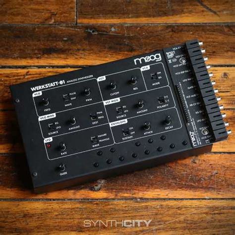 2020 Moog Werkstatt Ø1 Analog Synthesizer Kit Black Keyboards Rock N Roll Vintage Guitars