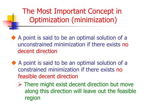 PPT The Most Important Concept In Optimization Minimization PowerPoint Presentation ID 6947425