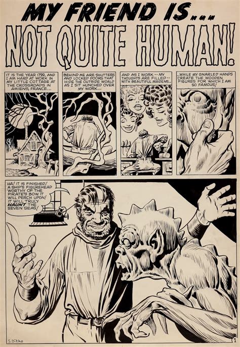 Capns Comics My Friend Is Steve Ditko