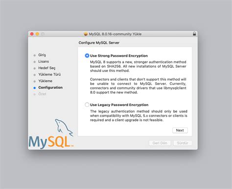 macOs için MySQL Kurulumu 𝗣𝗥𝗢𝗧𝗢𝗧𝗨𝗥𝗞