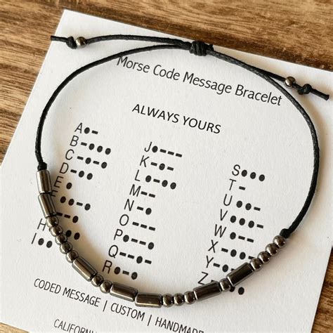 Trump Morse Code Bracelet Etsy