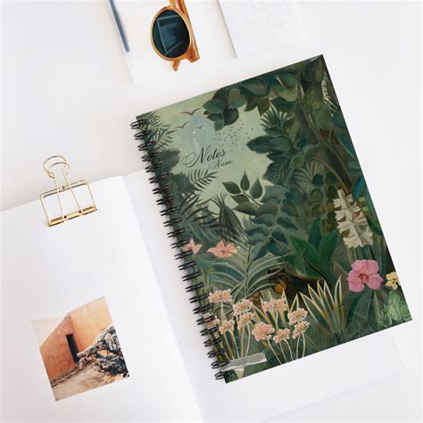 Jungle Theme Spiral Notebook Ruled Line Notebook Notebook For Student