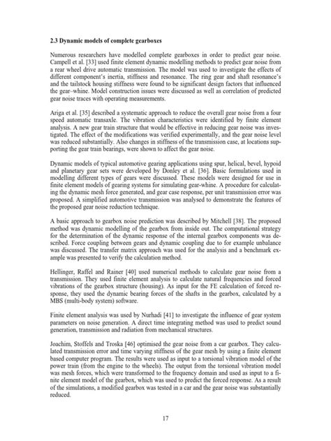 Noise Prediction Equation Pdf Gear Finite Element Method