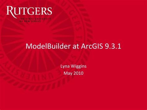 Ppt Modelbuilder At Arcgis 9 3 1 Powerpoint Presentation Free Download Id 298237