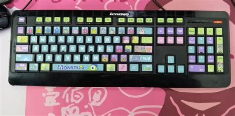 Mechanical Keyboard Sticker Pc Vinyl Decals Skin Desktop Keyboard Sticker Monster Pirate Etsy