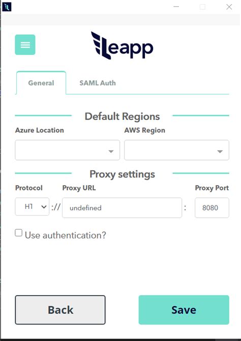 Proxy Not Set Issue Noovolari Leapp GitHub