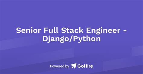Ajay Kumar Yegireddi On Linkedin Senior Full Stack Engineer Django
