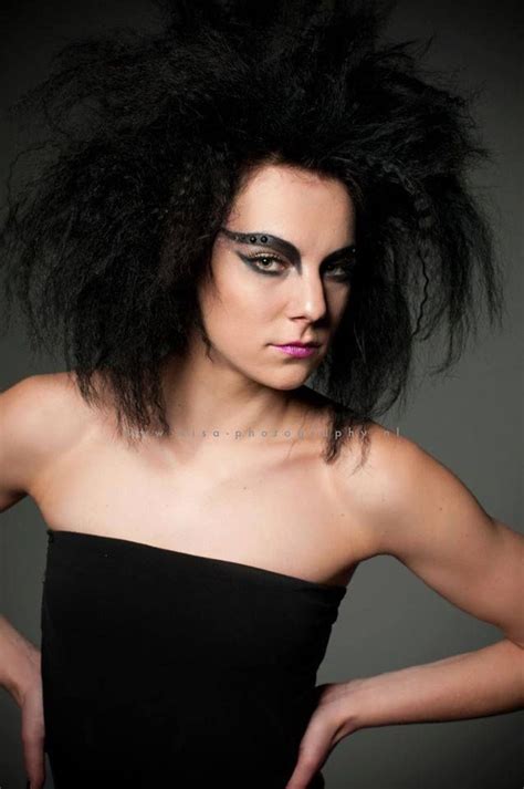 Ik Als Vreemdeling Tijdens Een Fotoshoot Met Veel Make Up En Veel Haar