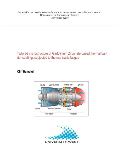 Examensarbete Inom Produktionsteknik Department Of Engineering