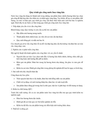 Ppt Quy Trinh Gia Cong Nuoc Hoa Vung Kin Powerpoint Presentation Free Download Id