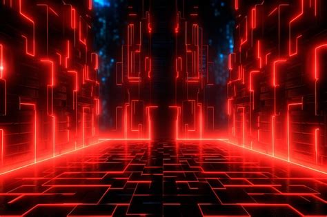 Premium AI Image Abstract Texture Digital Background With Light
