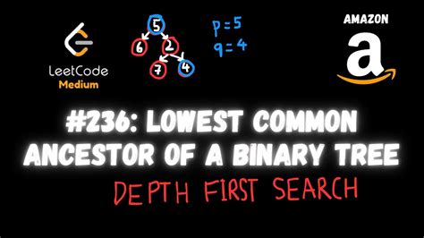 Lowest Common Ancestor Of A Binary Tree Depth First Search Amazon
