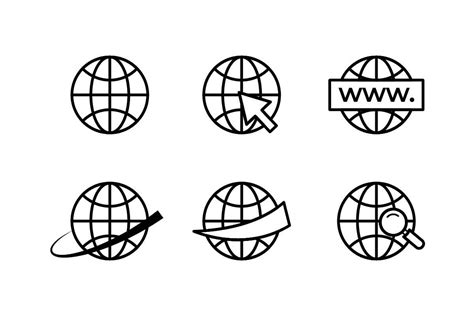 Set Of Website Icon In Line Style Graphic By Enway · Creative Fabrica