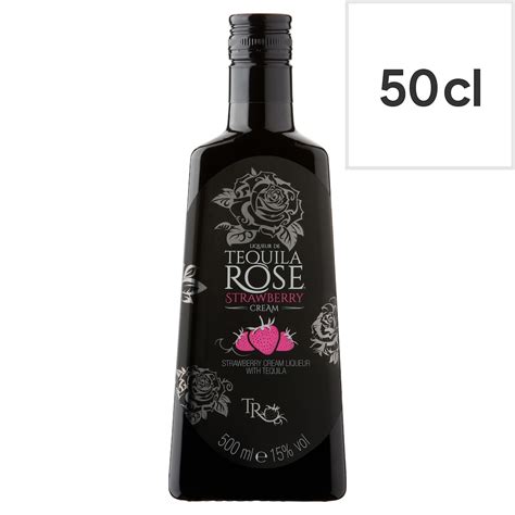 Tequila Rose Strawberry Cream Liqueur 500ml Tesco Groceries